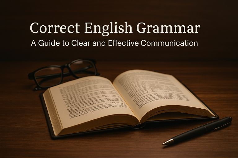 Correct English Grammar: A Guide to Clear and Effective Communication