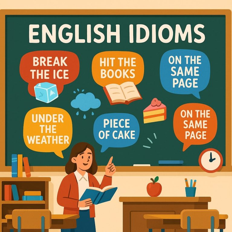 English Idioms: Definition, Examples & Free Worksheets